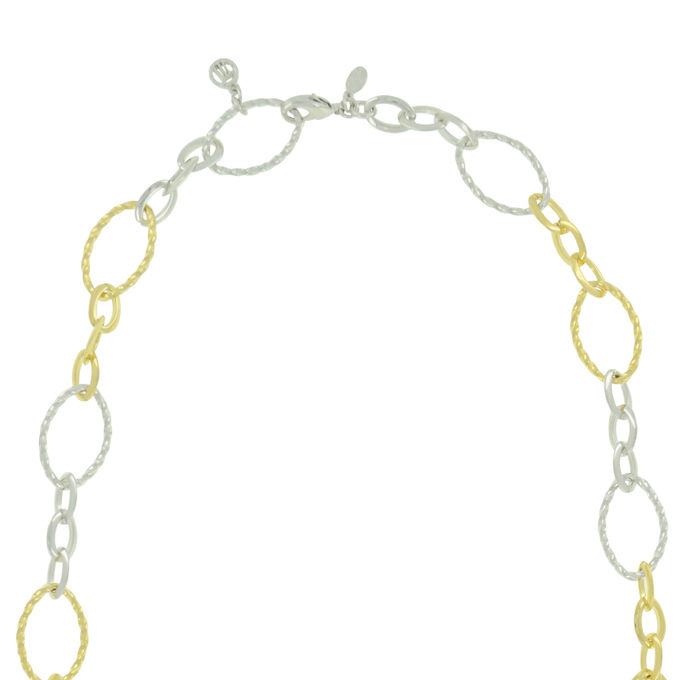 Eva 2 Tone Chain Necklace - Myka Designs