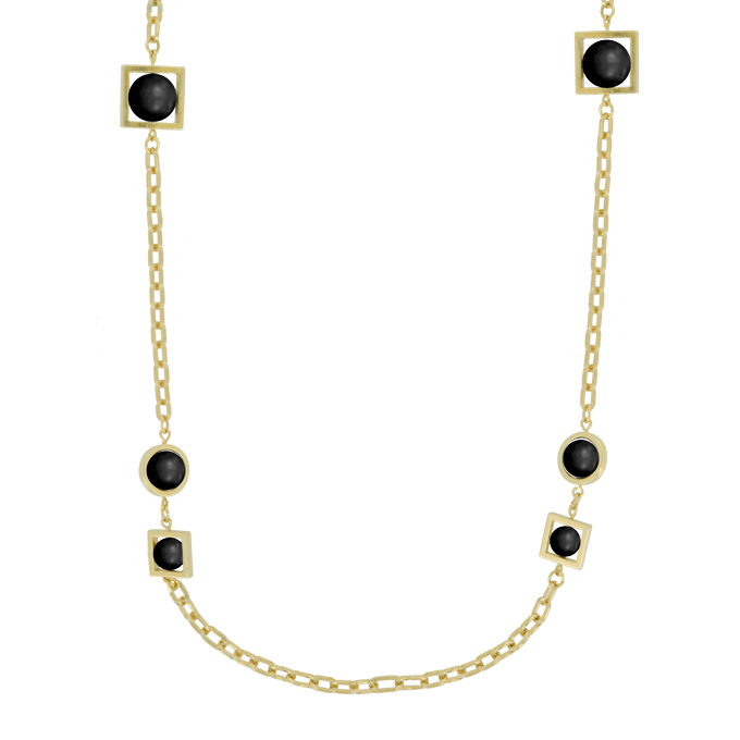 Kyla Modern Pearl Long Necklace - MYKA